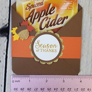 Fall Apple Cider Favor Hot Chocolate Favor Hot Chocolate - Etsy