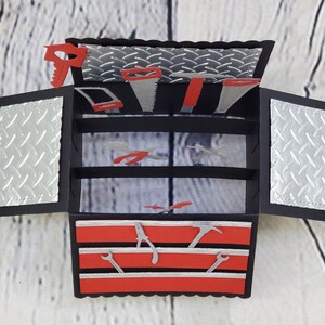 Tool Box Pop-up Birthday Card/gift Card Holder, Pop-up 3D Card, Pop up ...