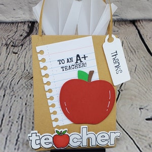 Notebook Paper Teacher Gift Card Holder,teacher Appreciation Gift Card ...