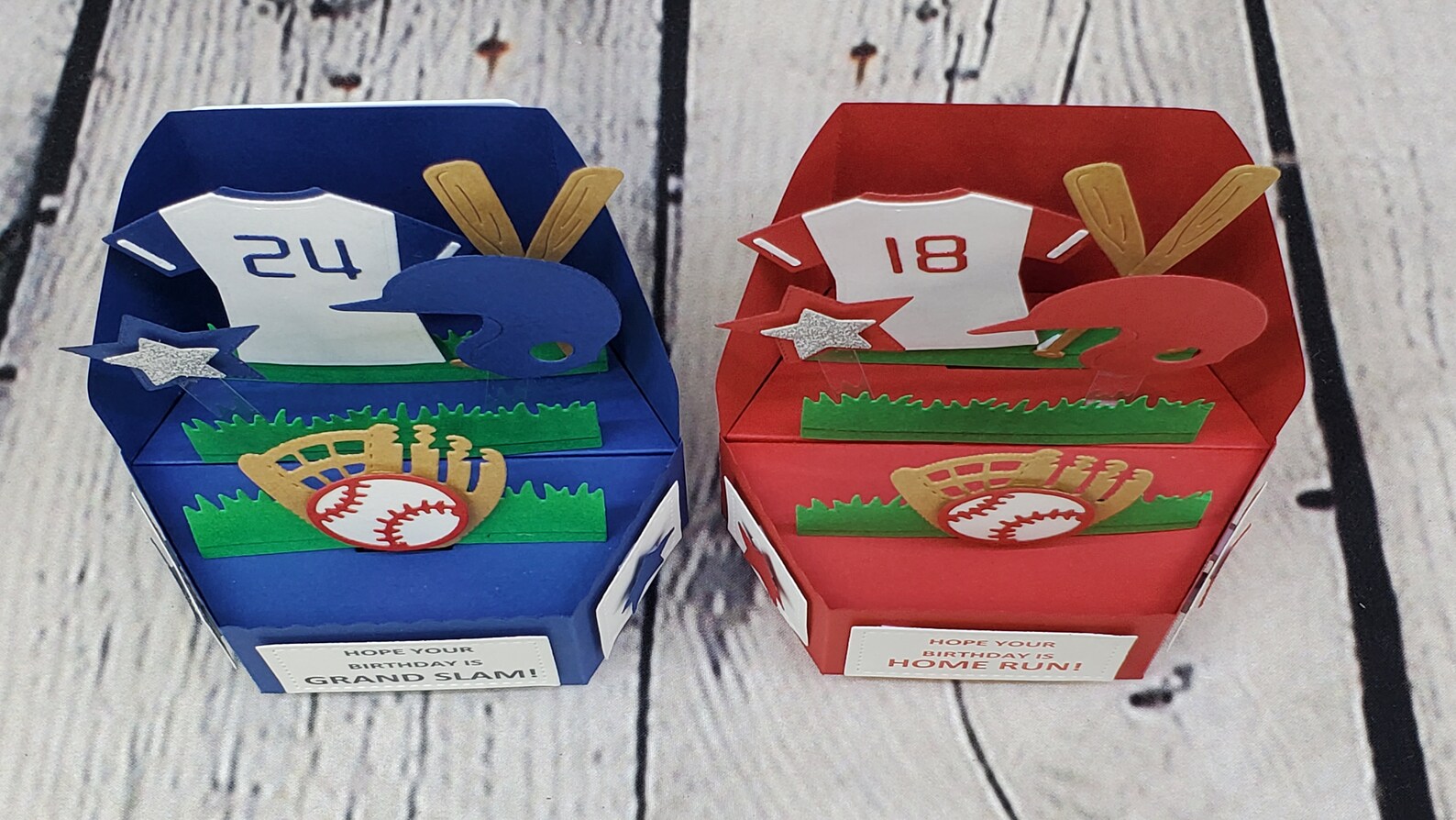 Baseball Pop-up Birthday Card, Baseball Gift Card Holder, Pop-up 3D ...