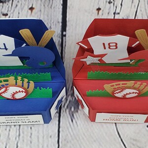 Baseball Pop-up Birthday Card, Baseball Gift Card Holder, Pop-up 3D ...