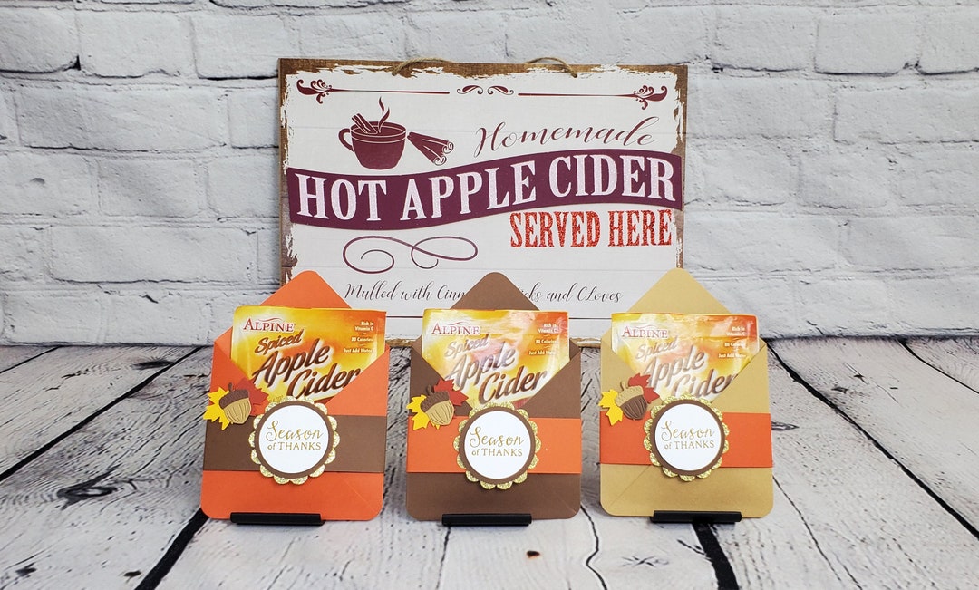 Fall Apple Cider Favor Hot Chocolate Favor Hot Chocolate - Etsy