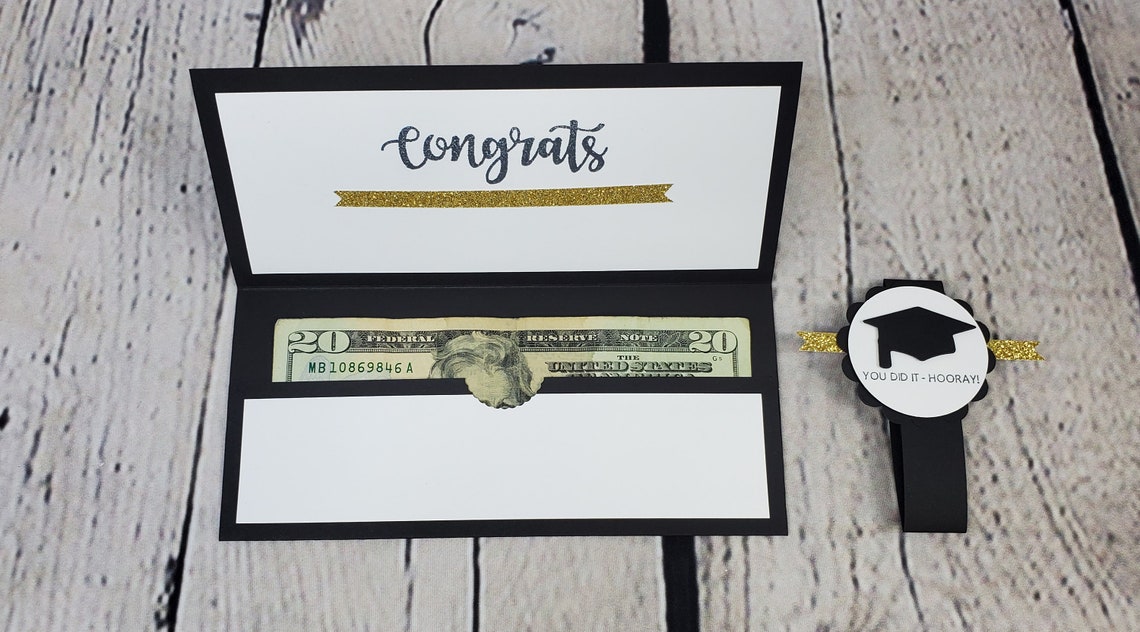 Graduation Money Envelope Graduation Gift Card Holdercheck - Etsy