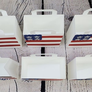 4th of July Treat Bags, Patriotic Treat Bags, Party Favor Bags,red ...
