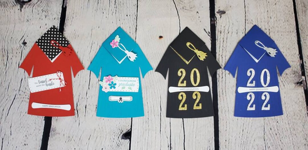 Cap & Gown Graduation Gift Card Holder, Graduation Gift Card Holder ...