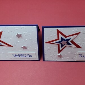 Memorial Day Handmade Card, Remembering Our Heroes, Red White and Blue ...