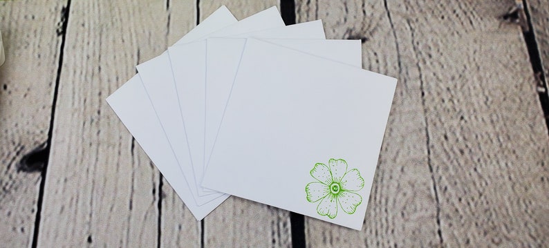 Handmade 4x4 Mini Cards Stationery Box Set of 5 - Etsy