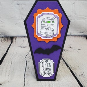 Halloween Coffin Treat Boxes, Halloween Coffin Favor Boxes, Coffin ...