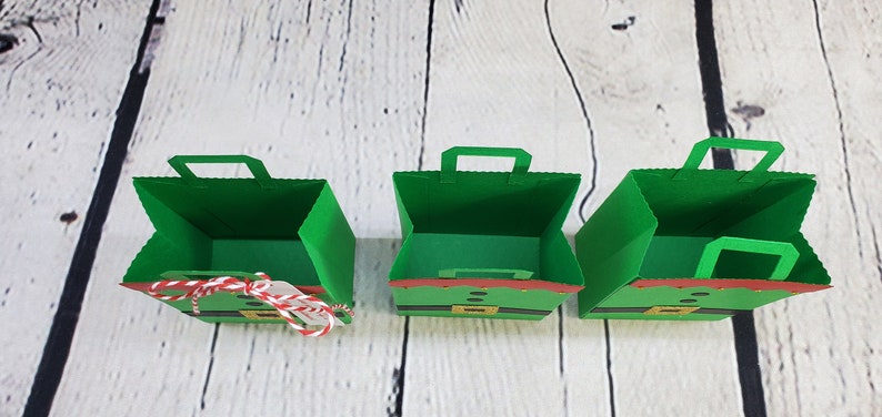 Christmas Elf Treat Bags Elf Treat Boxes Elf Gift Card - Etsy