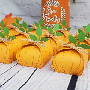 Thanksgiving Pumpkin Treat Boxes,thanksgiving Party Favors,thanksgiving ...