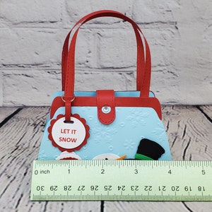 Christmas Peeker Snowmen Paper Purse Gift Card Holder,paper Purse Gift ...