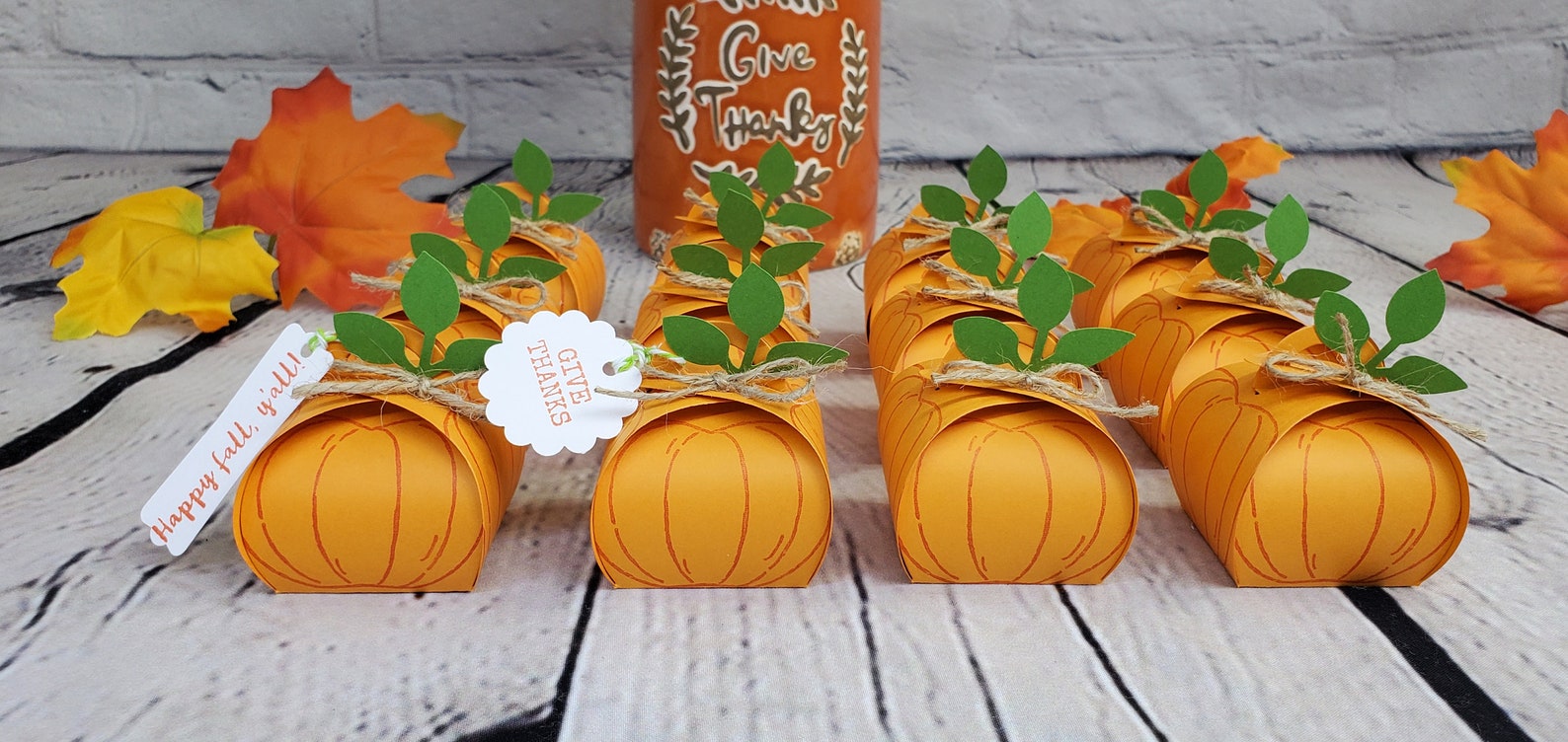 Thanksgiving Pumpkin Treat Boxes,thanksgiving Party Favors,thanksgiving ...