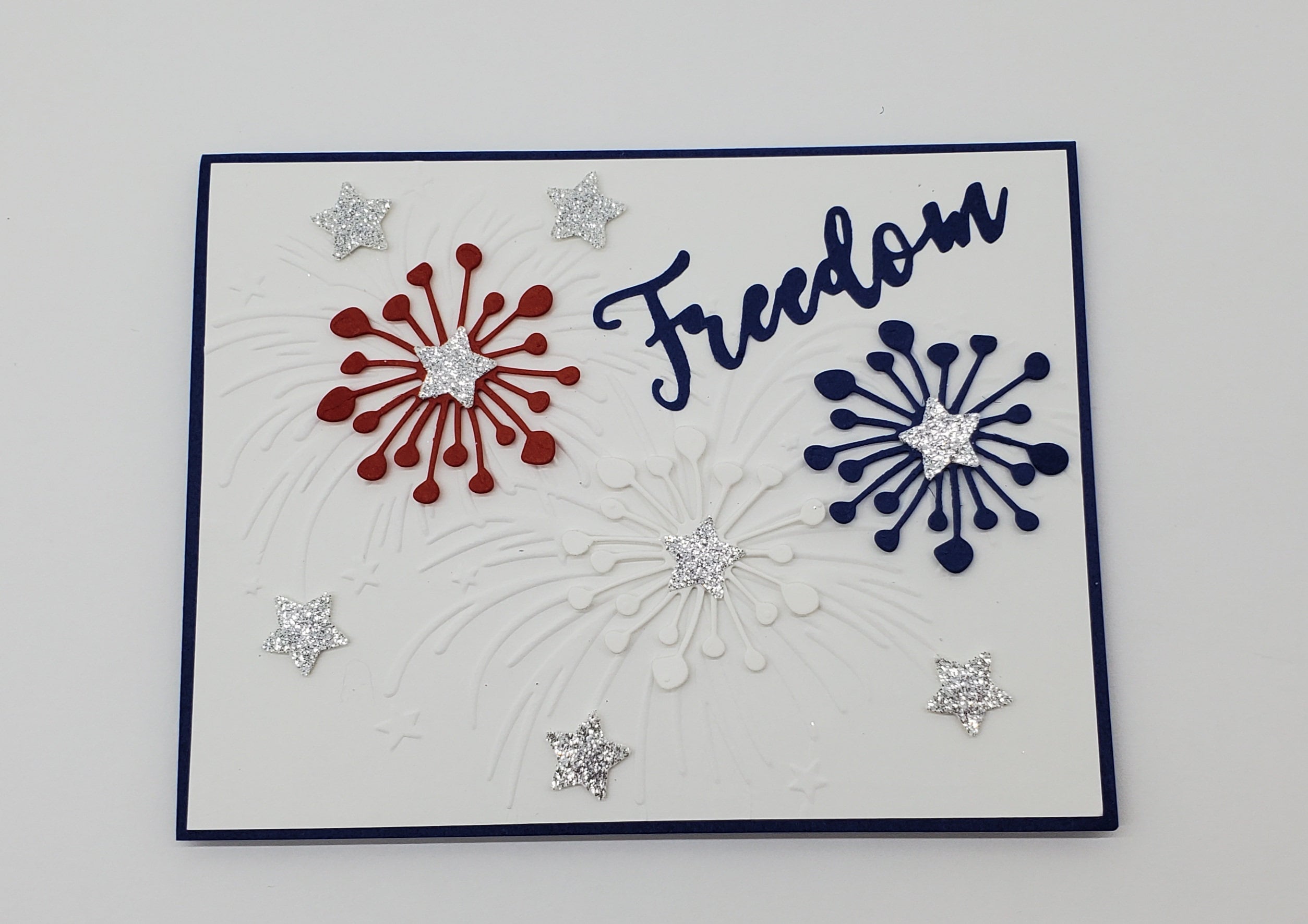 4th of July Card, Fireworks Card, Patriotic Card, Independence Day Card ...