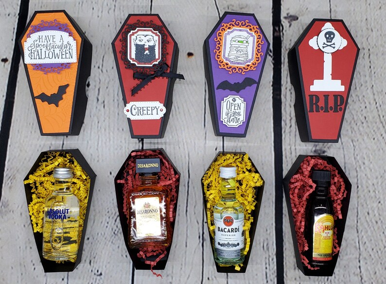 Halloween Coffin Treat Boxes Halloween Coffin Favor Boxes - Etsy