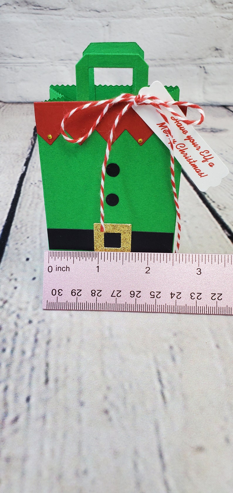 Christmas Elf Treat Bags Elf Treat Boxes Elf Gift Card - Etsy