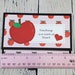 Apple Teacher Gift Card Holder Pink Teacher Appreciation Gift - Etsy