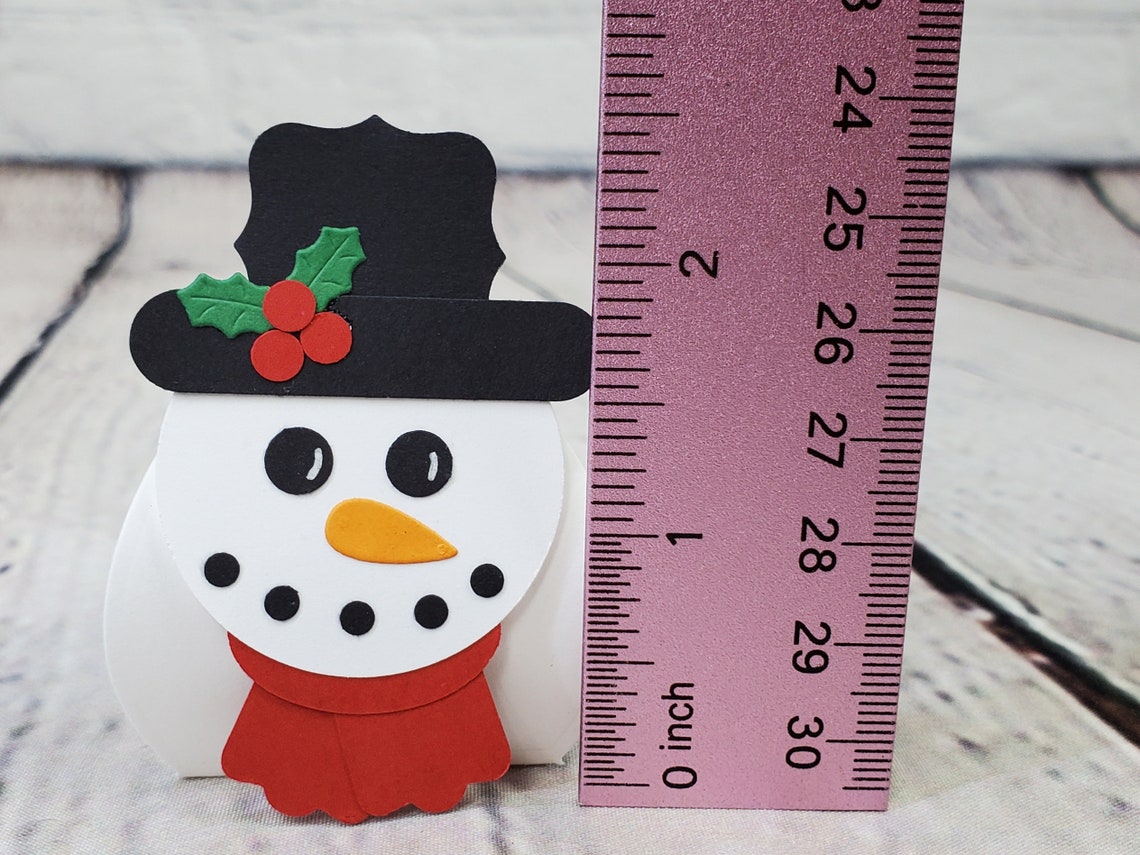 Snowman Treat Boxes Snowman Favor Boxes Christmas Treat | Etsy