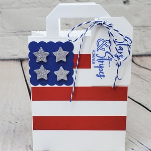 4th of July Treat Bags, Patriotic Treat Bags, Party Favor Bags,red ...