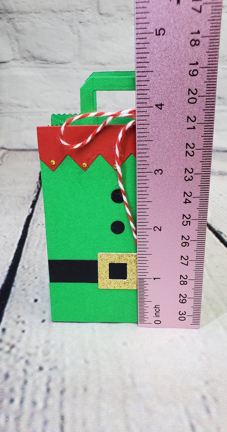 Christmas Elf Treat Bags Elf Treat Boxes Elf Gift Card - Etsy