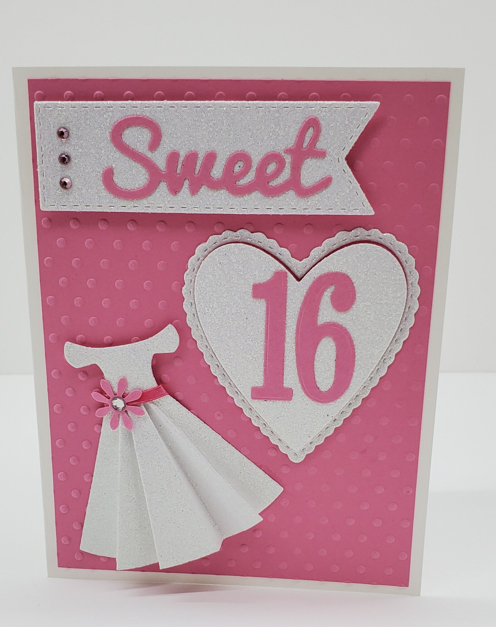 Sweet 16 Cardhappy Birthday Card for Girlshandmade Custom - Etsy