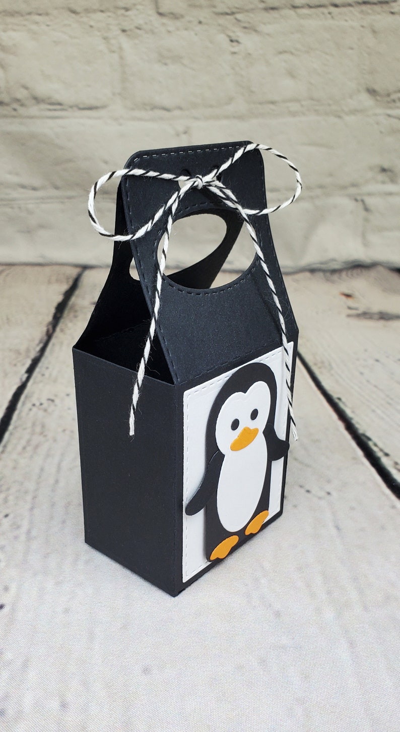Penguin Gable Treat Boxes, Penguin Party Favor, Penguin Gift Boxes ...