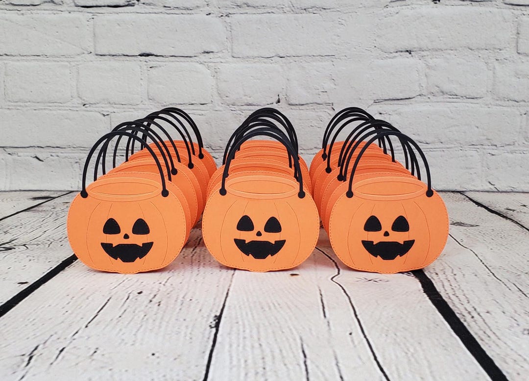 Halloween Jack-o-lantern Treat Boxes, Halloween Pumpkin Treat Boxes ...