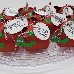 Apple Back to School Treat Holders, First Day of School Treat Boxes ...
