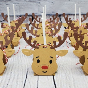 Reindeer Lollipop Holder, Christmas Lollipop Holder, Rudolph the Red ...