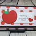 Apple Teacher Gift Card Holder Pink Teacher Appreciation Gift - Etsy