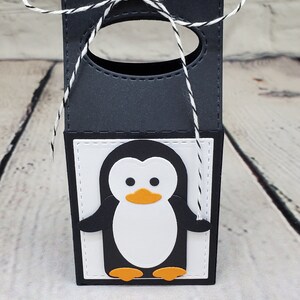 Penguin Gable Treat Boxes, Penguin Party Favor, Penguin Gift Boxes ...