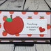 Apple Teacher Gift Card Holder Pink, Teacher Appreciation Gift Card ...