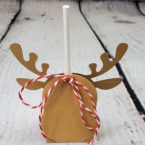 Reindeer Lollipop Holder, Christmas Lollipop Holder, Rudolph the Red ...