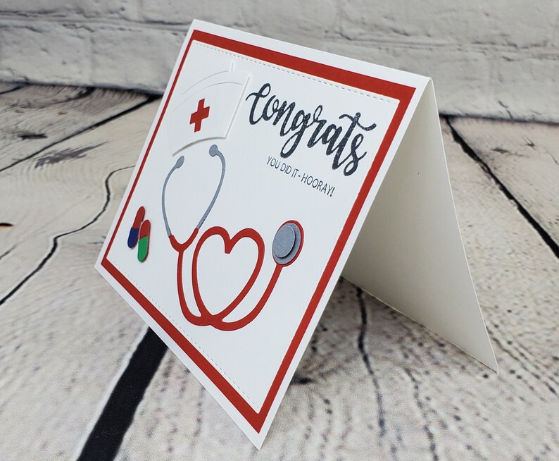 Doctor/nurse Card Nursing School Graduation Doctor | Etsy