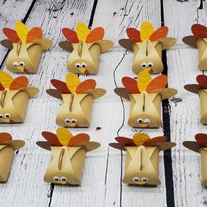 Thanksgiving Turkey Treat Box, Thanksgiving Table Decor, Thanksgiving ...