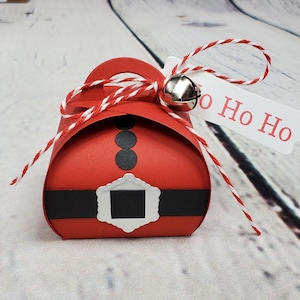 Santa Treat Boxes, Christmas Favor Boxes, Santa Favor Boxes, Santa Gift ...