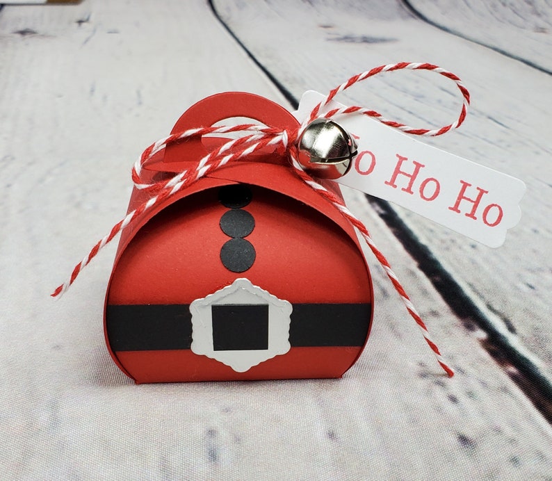 Santa Treat Boxes Christmas Favor Boxes Santa Favor Boxes - Etsy