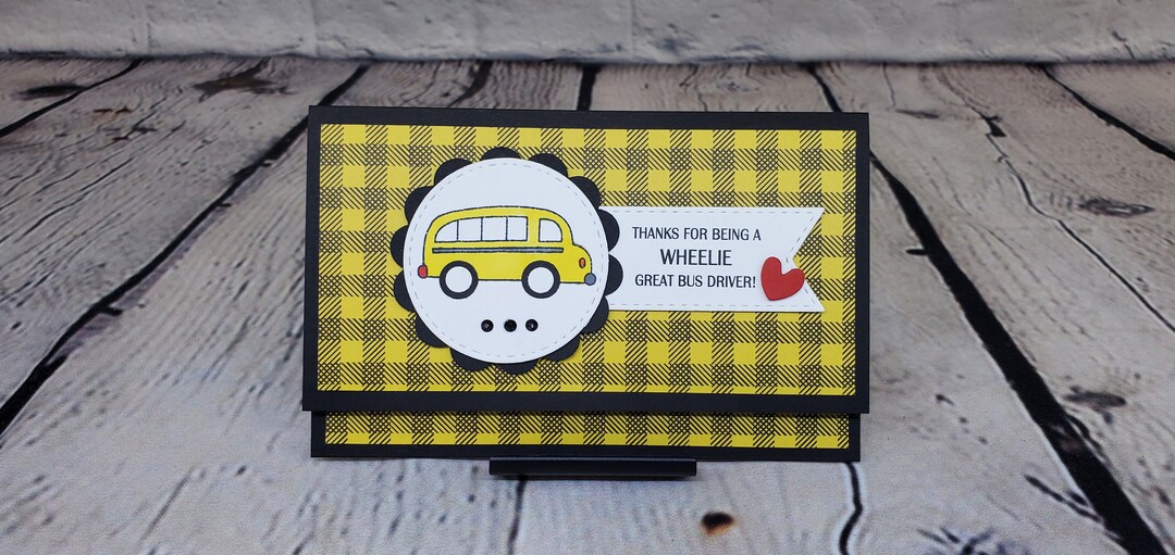 School Bus Driver Gift Card Holder,bus Driver Thank You/end of the Year ...