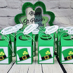 St.patricks Day Gable Boxes,st. Patrick's Day Treat/favor Boxes ...