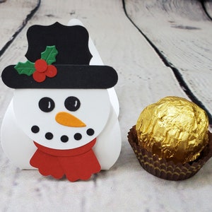 Snowman Treat Boxes, Snowman Favor Boxes, Christmas Treat Boxes ...