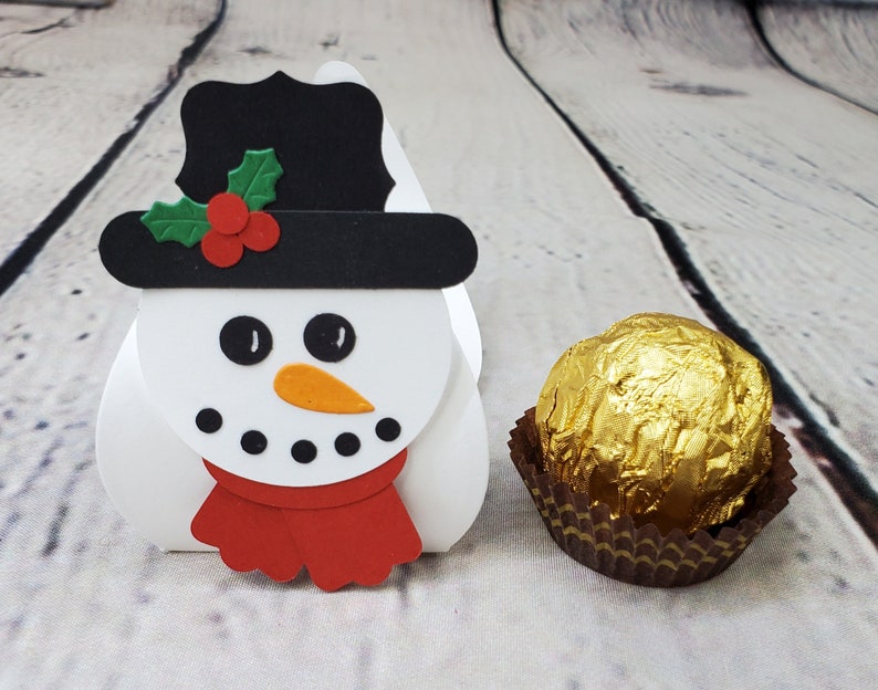 Snowman Treat Boxes, Snowman Favor Boxes, Christmas Treat Boxes ...