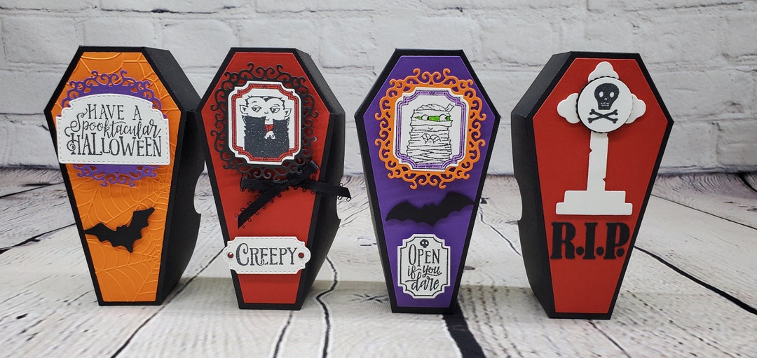 Halloween Coffin Treat Boxes Halloween Coffin Favor Boxes - Etsy