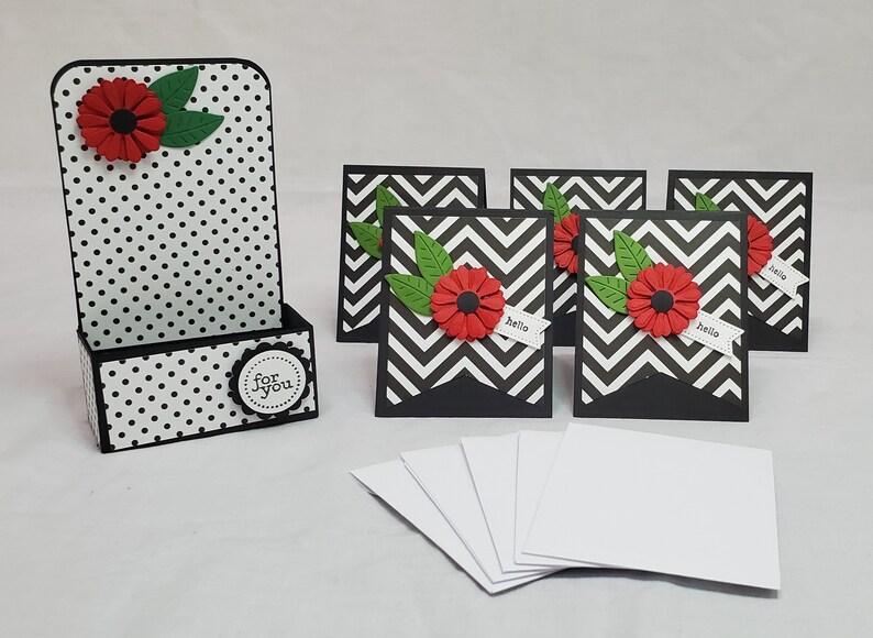 Handmade Mini Cards Set of 5blank With Envelopes for Small - Etsy
