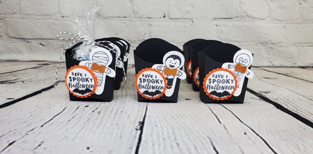 Halloween Fry Treat Boxes, Trick or Treat Gift Boxes, Halloween Party ...