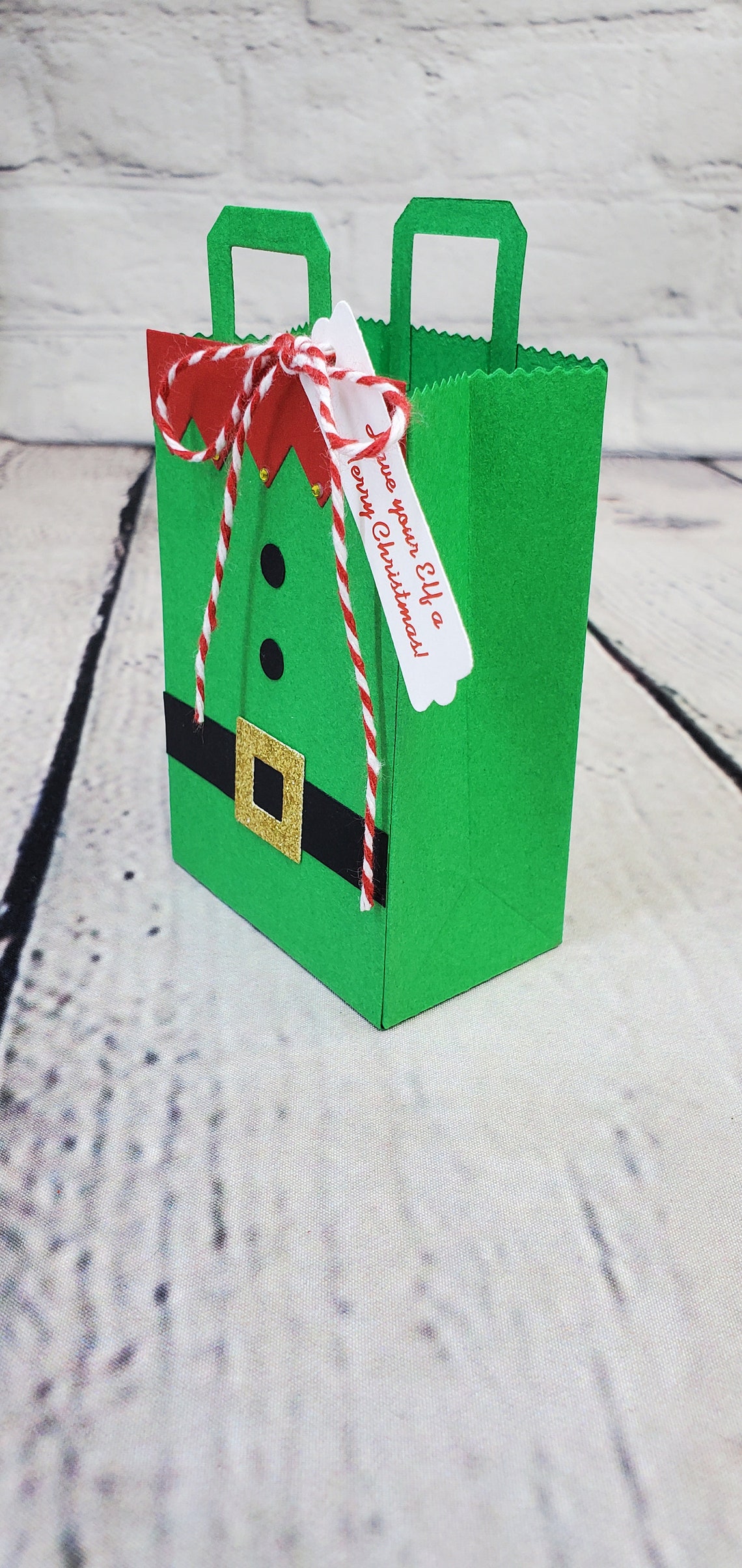Christmas Elf Treat Bags Elf Treat Boxes Elf Gift Card - Etsy