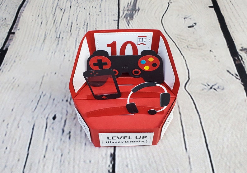 Game Controller Pop up Birthday Card Pop up 3D Card Game - Etsy