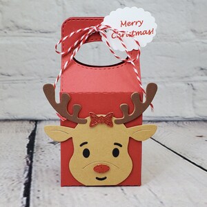 Christmas Reindeer Gable Treat Boxes, Reindeer Treat Boxes, Christmas ...