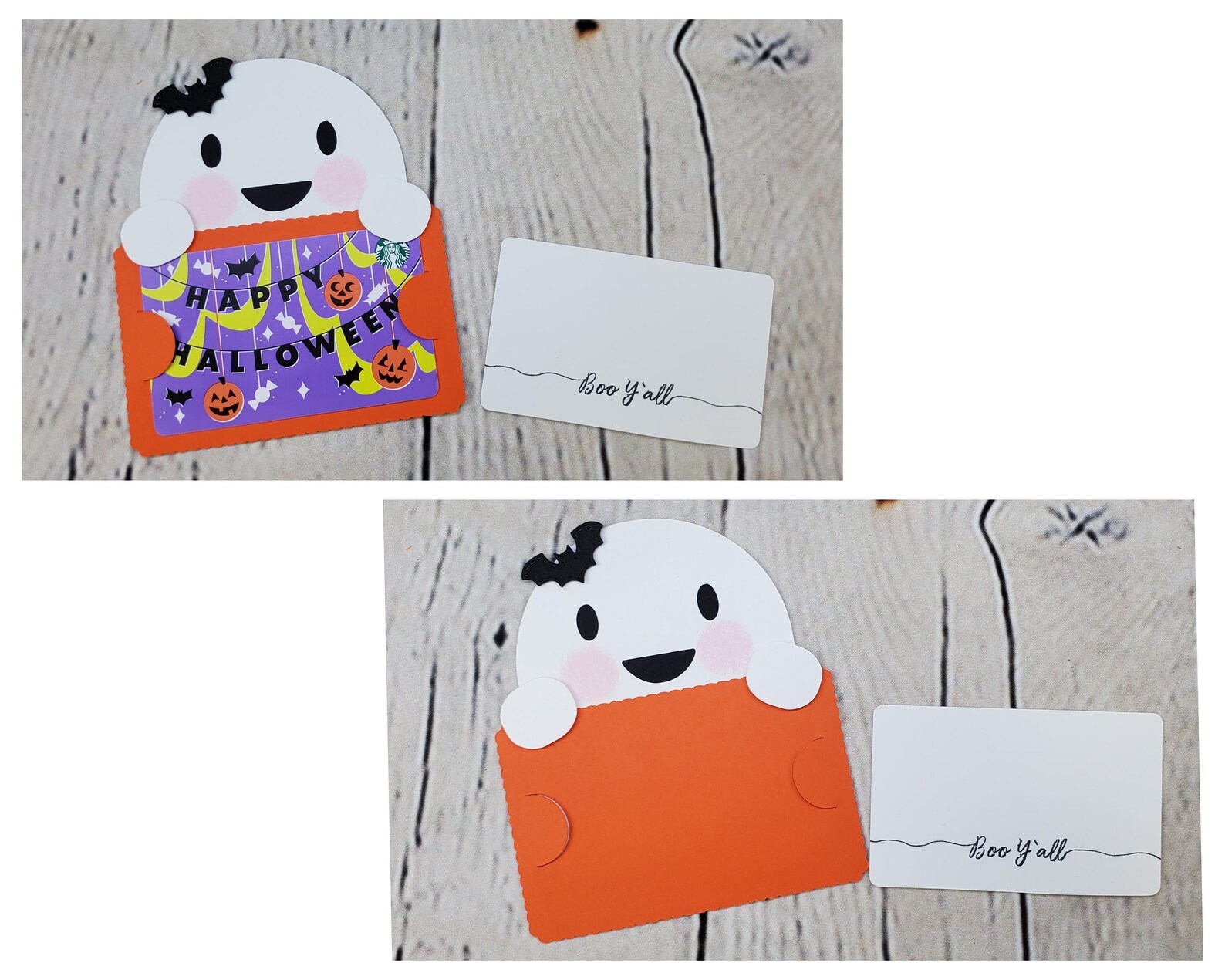 Halloween Crew Gift Card Holders,ghost/pumpkin/vampire/frankenstein ...