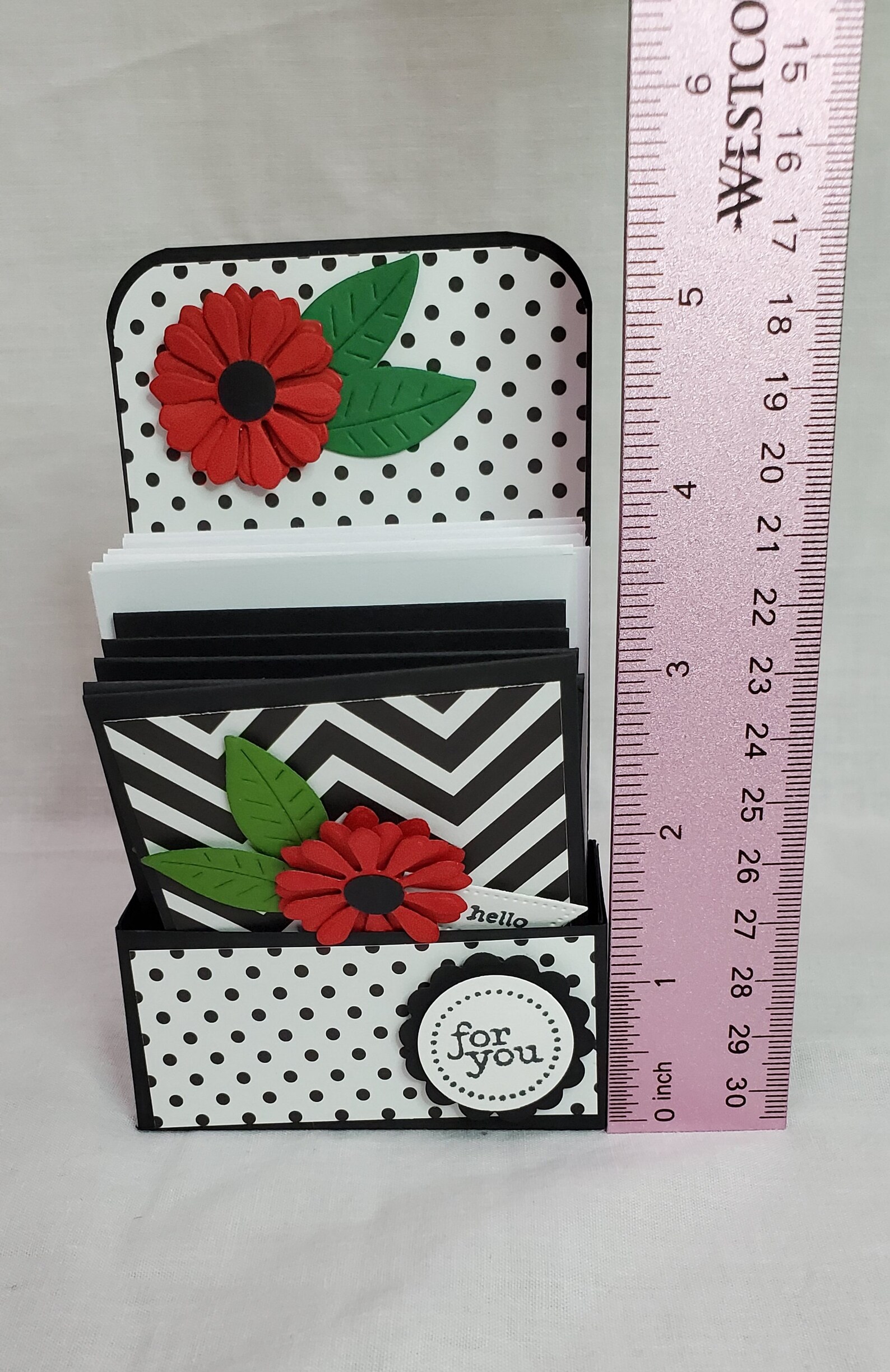 Handmade Mini Cards Set of 5blank With Envelopes for Small - Etsy