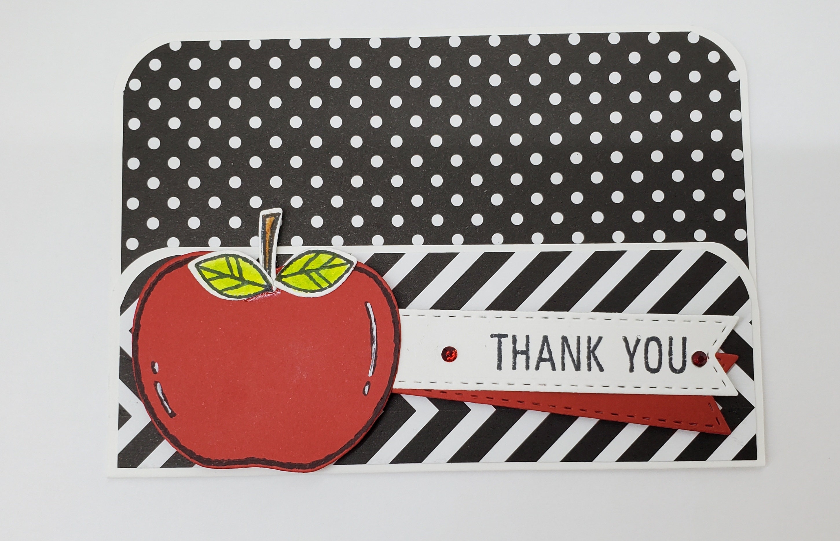 Set of 2pencil A Teacher Gift Card Holder & Apple Thank You - Etsy