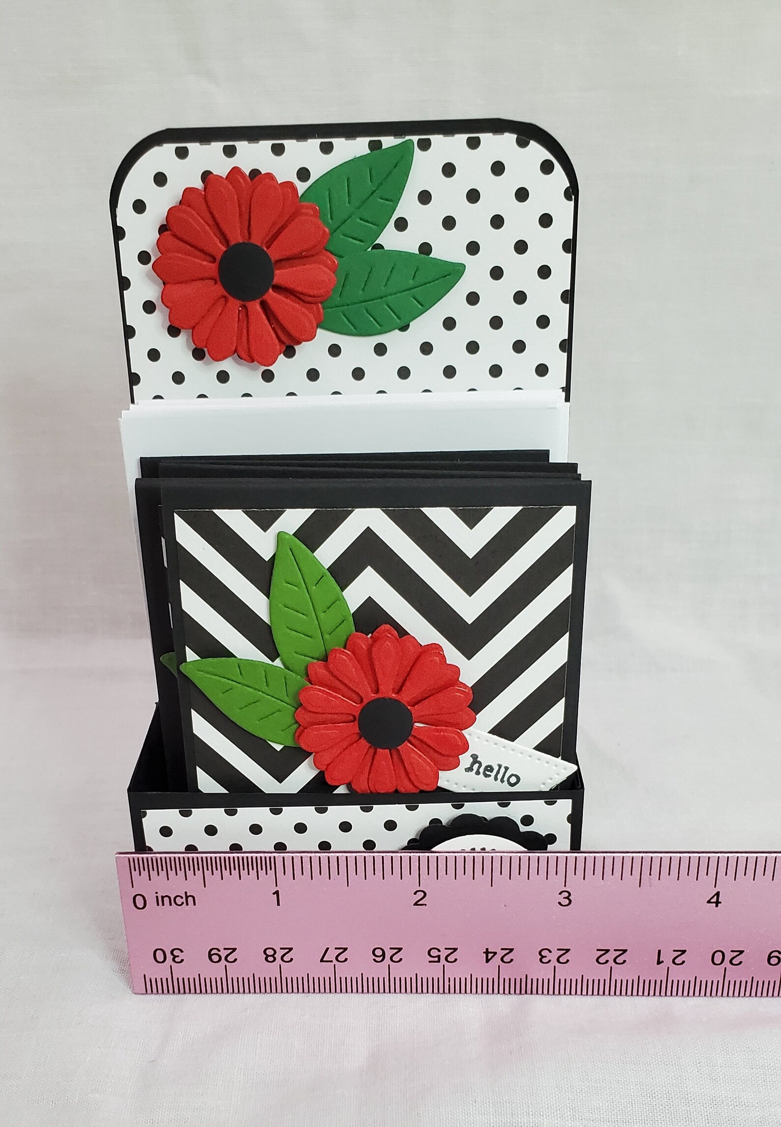 Handmade Mini Cards Set of 5blank With Envelopes for Small - Etsy